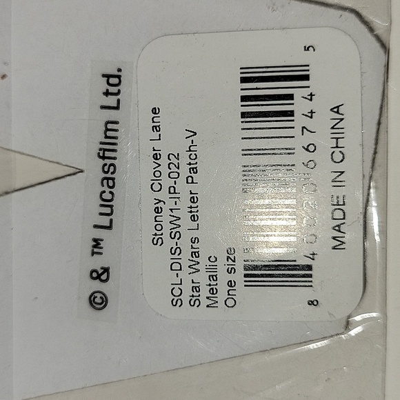 Stoney Clover Lane | Accessories | Stoney Clover Lane Star Wars Letter Patch New In Wrap Letter ...